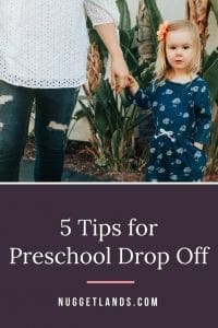 5 Tips for a Smooth Preschool Drop Off for Both Kid and Parent