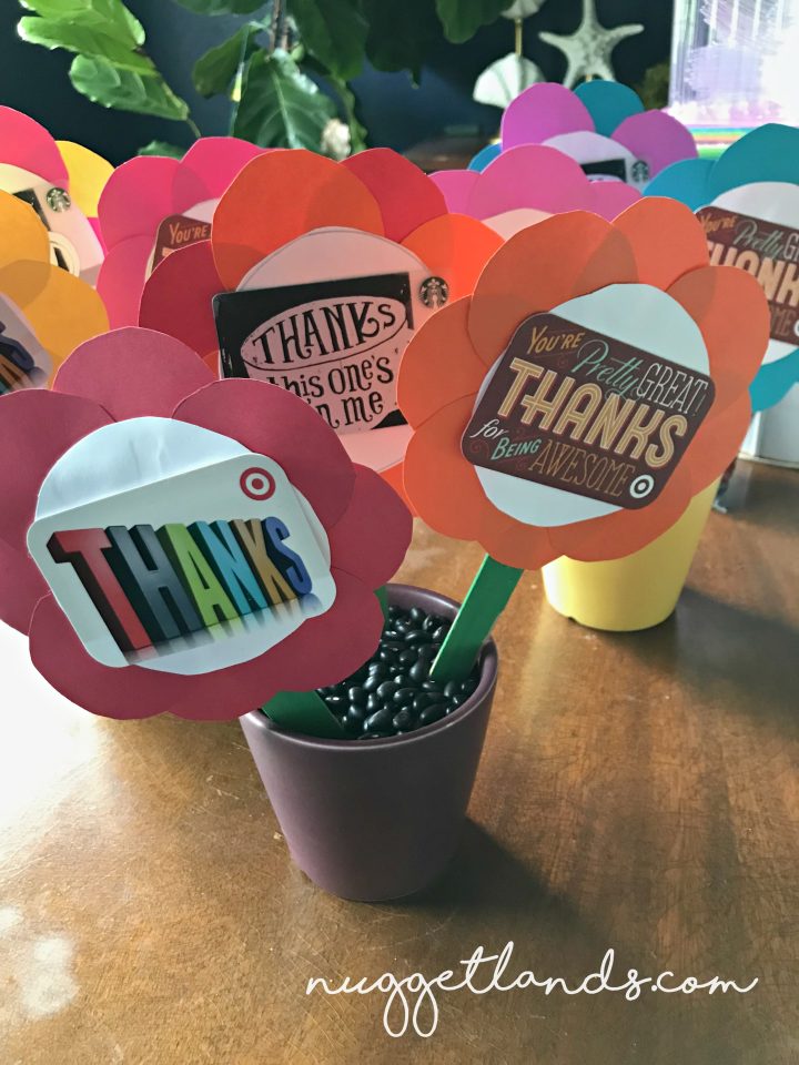 Teacher appreciation craft that is fun for both mom and kids.